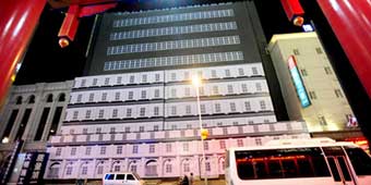 Liaoning Construction Site Covered by Fake Building Sticker
